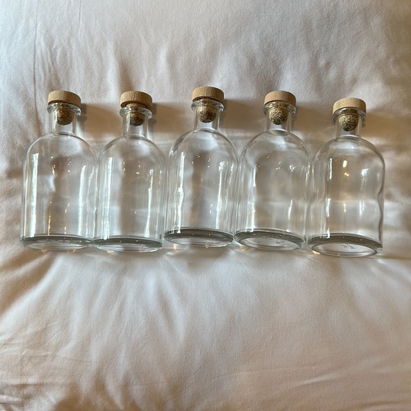 None | Art | 6 Cute Jars For Art Projects With Cork Top | Poshmark